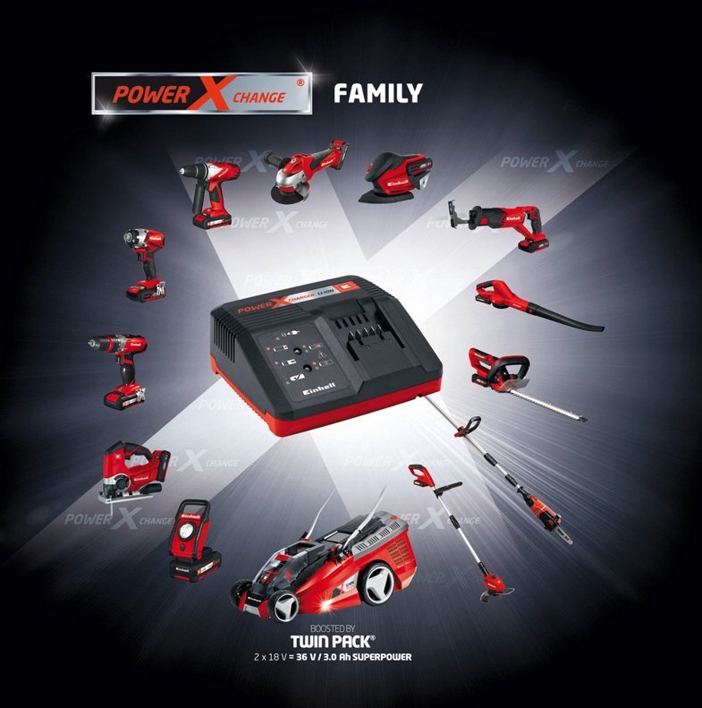 Einhell Power X-Change Ürünleri - Einhell Power X-Charger 18 V Li-ion ...